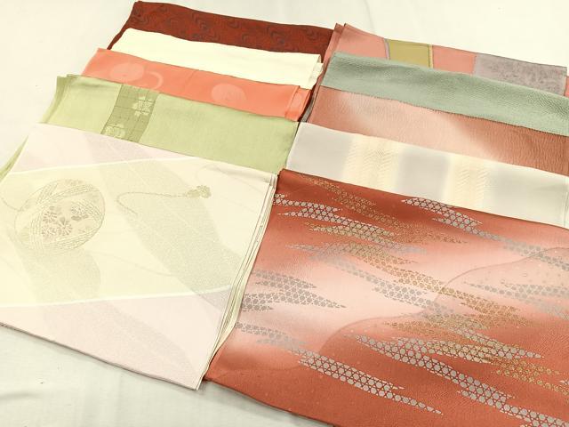 平和屋着物★和装小物　上質な帯揚げ10枚セット　逸品　CAAO3478ua