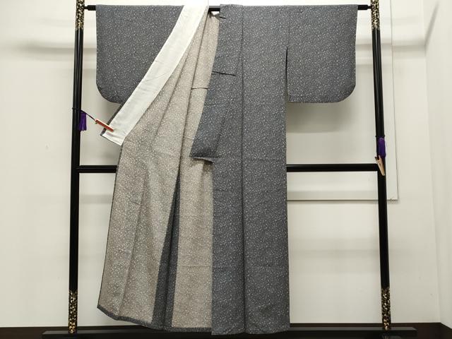 平和屋着物▽江戸小紋 単衣 宝尽くし小紋柄 正絹 逸品 CAAP5519ut 小紋