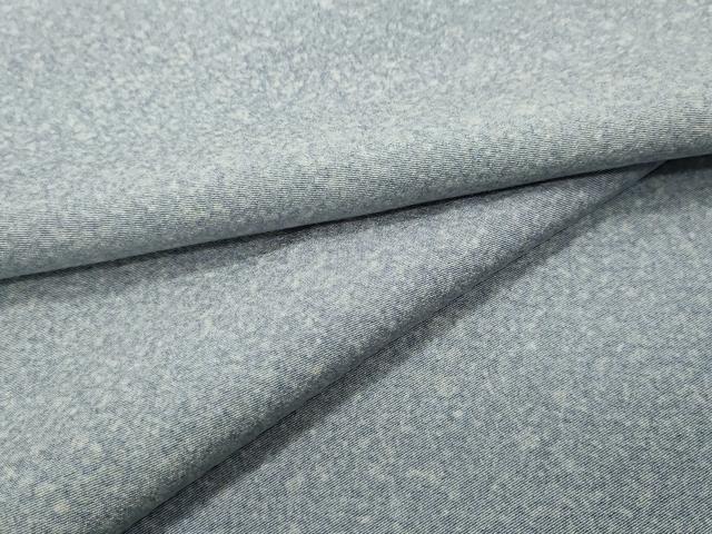 平和屋着物▽上質な小紋　単衣　霞文　暈し染め　鈴乃屋扱い　正絹　逸品　未使用　CAAP5548ut