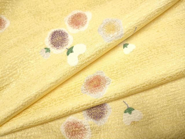 平和屋着物●上質な小紋　舞花文　金彩　正絹　逸品　CAAP7111hy