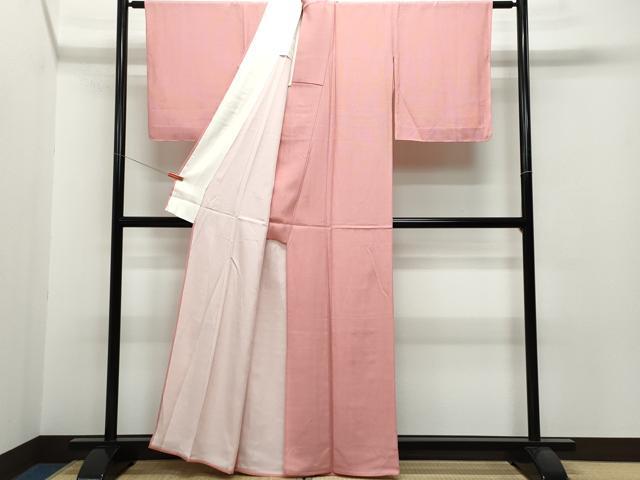 平和屋着物▽伝統工芸士 石塚幸生 小紋 単衣 成物 正絹 逸品