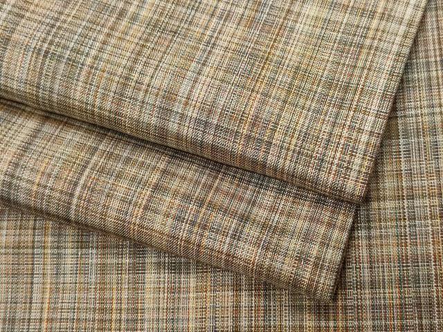 平和屋着物▽上質な紬　単衣　霞文　正絹　逸品　CAAQ0011vf