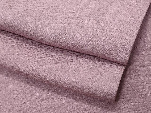 平和屋着物▽上質な色無地　単衣　梅鼠色　正絹　逸品　CAAQ0037vf