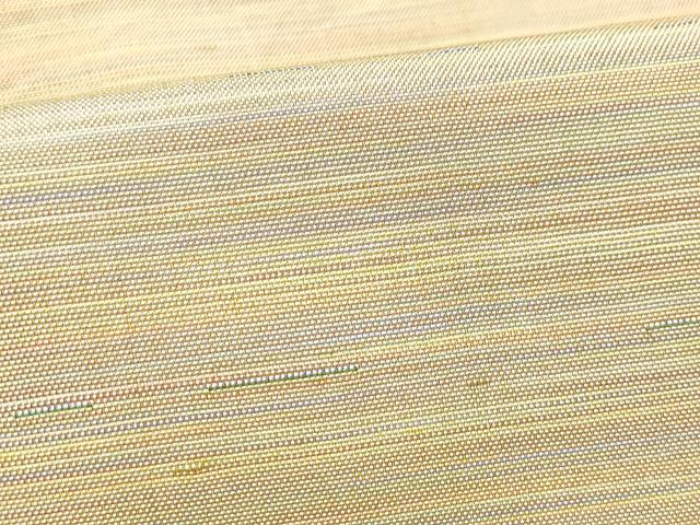 平和屋着物○紅花紬 米沢 縞 正絹 逸品 CAAS8766vf