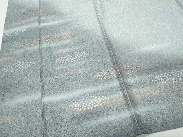 平和屋着物▽訪問着 単衣 霞吉祥文 金銀彩 正絹 逸品 CAAQ0045vf