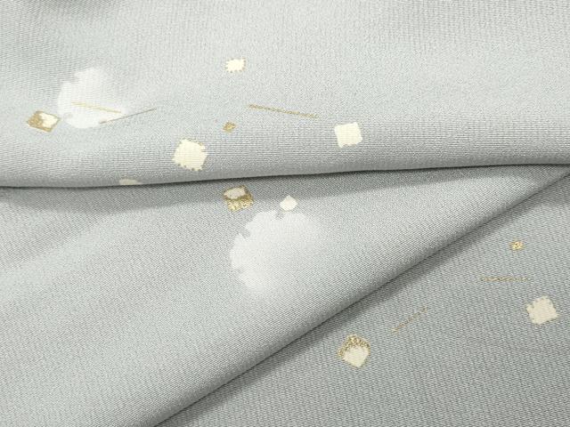 平和屋着物●上質な小紋　雪輪吉祥文　金彩　正絹　逸品　CAAQ9074vf