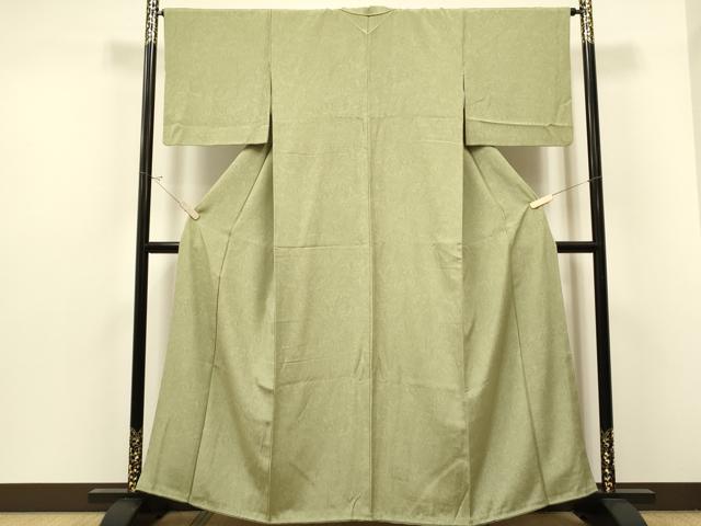 平和屋着物●上質な小紋　墨流し文様　正絹　逸品　CAAQ9444th