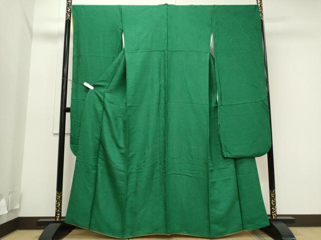 平和屋着物●豪華振袖　辻が花地紋　鉄色　正絹　逸品　CAAQ9501th