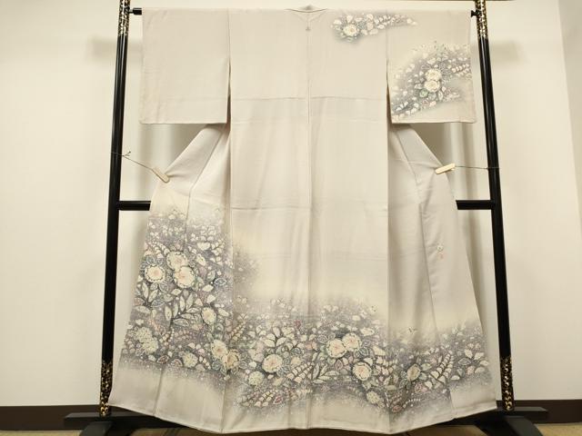 平和屋着物●越後十日町の一流染匠　桐屋・翠山工房　訪問着　辻が花　暈し染め　正絹　逸品　CAAQ9597th