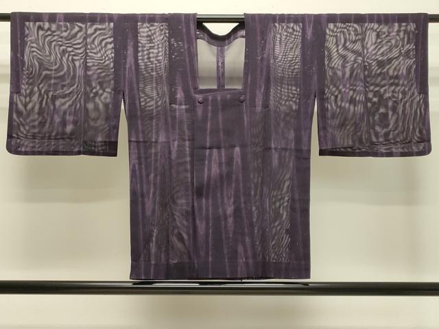 平和屋着物▽道行コート　スリーシーズン　春夏秋　塵除け　紗　縞　正絹　逸品　CAAR1009gh