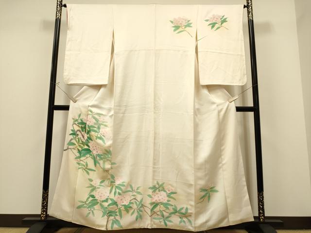 平和屋着物●訪問着　紫陽花　暈し染め　正絹　逸品　CAAR1259hy