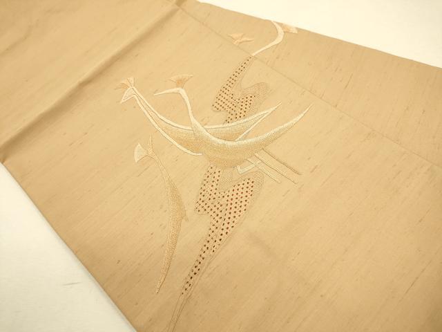 平和屋着物○中国三大刺繍 相良刺繍 総刺繍 九寸名古屋帯