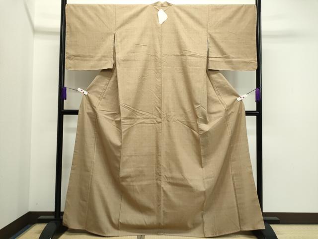 平和屋着物○本場結城紬 霞文 正絹 逸品 未使用 CAAR6485ze