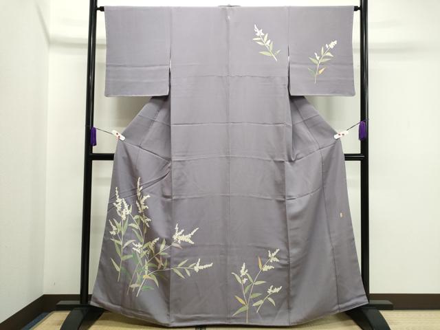 平和屋着物●本加賀友禅 成竹登茂夫　訪問着　枝花文　正絹　逸品　未使用　CAAR6497ze