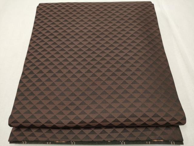 平和屋着物○両面 全通柄袋帯 紬地 絣文様 正絹 逸品 CAAR7670hy