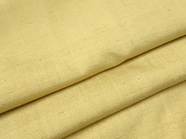 平和屋着物●上質な紬　色無地　砥粉色　正絹　逸品　CAAR7854hy