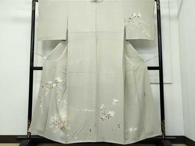 平和屋着物○京加賀友禅 百貫石峰 訪問着 花籠文