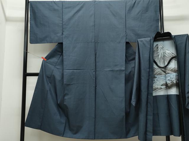 平和屋着物●男性　本場大島紬　アンサンブル　120亀甲　総詰め　正絹　逸品　CAAR8134vf