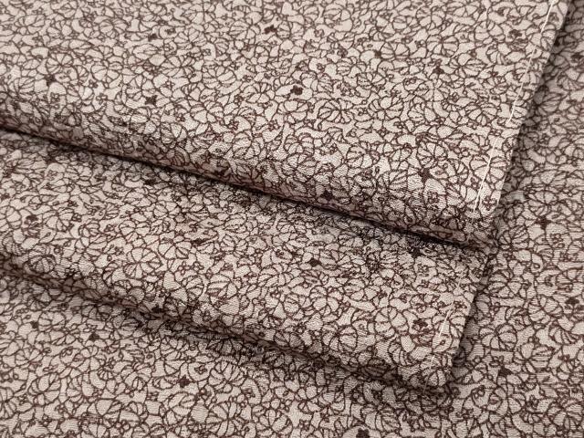 平和屋着物●上質な小紋　舞葉文　ほていや扱い　正絹　逸品　CAAR8150vf