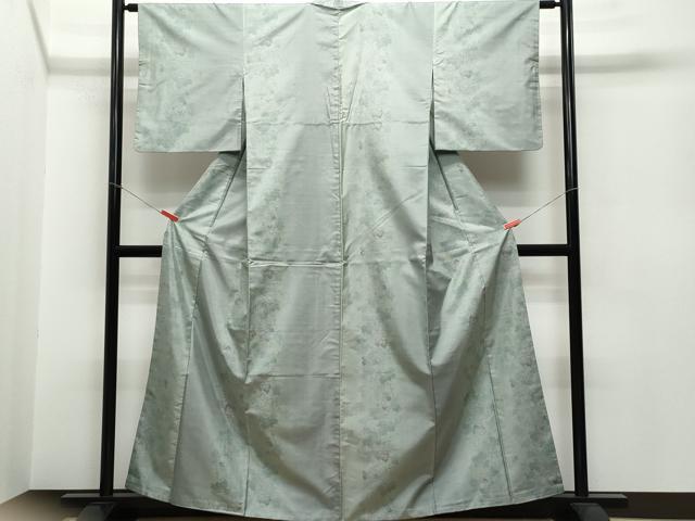 平和屋着物○本場染大島紬 葡萄蔦の葉鳥文 正絹 逸品 DAAS3932ps