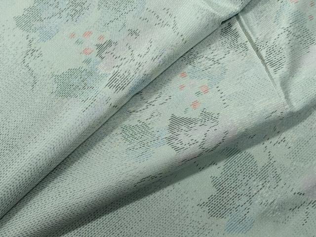 平和屋着物●本場大島紬　葡萄蔦の葉文　正絹　逸品　CAAR8169vf