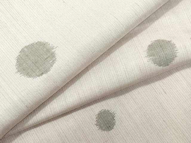 平和屋着物●上質な紬　吉祥丸文　正絹　逸品　CAAR8174vf