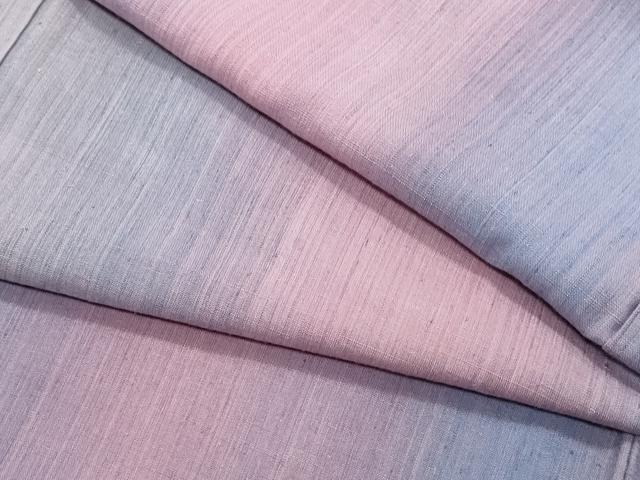 平和屋着物●上質な紬　霞文　正絹　逸品　CAAR8214vf