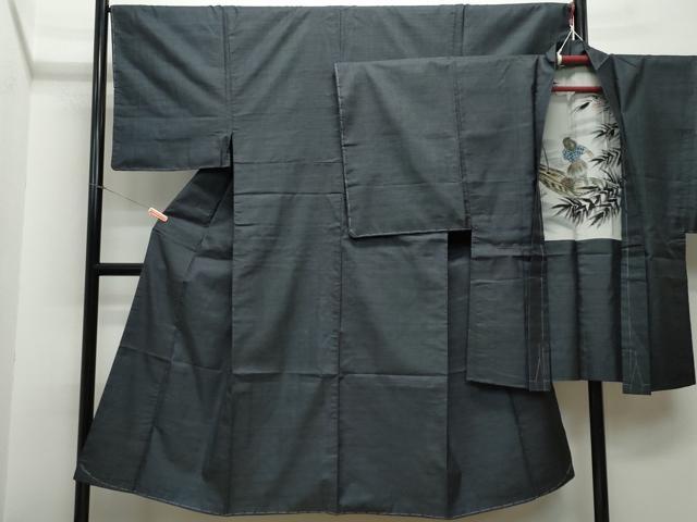 平和屋着物●男性　本場大島紬　アンサンブル　80亀甲　総詰め　正絹　逸品　未使用　CAAR8221vf