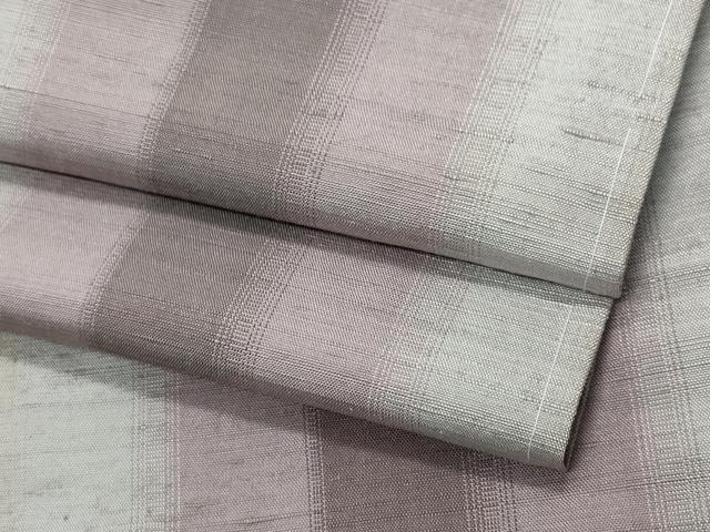 平和屋着物●上質な紬　縞　正絹　逸品　CAAR8284vf