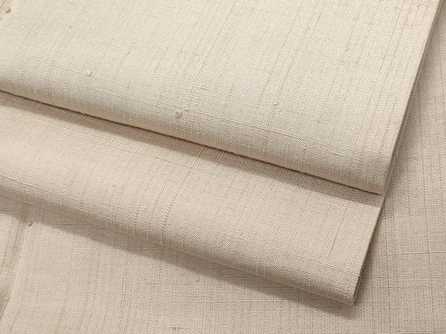 平和屋着物●上質な紬　色無地　人色　正絹　逸品　CAAR8325vf