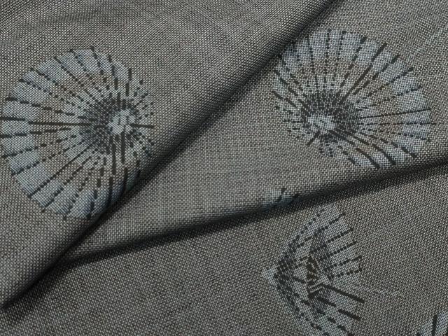 平和屋着物●本場大島紬　9マルキ　番傘　正絹　逸品　CAAR8337vf