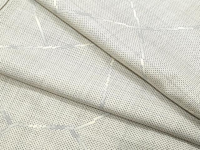 平和屋着物●本場大島紬　白大島　7マルキ　吉祥文　正絹　逸品　CAAR8366vf