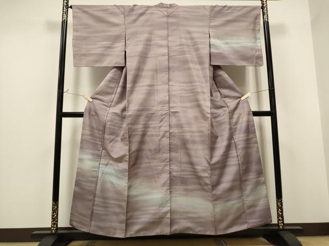 平和屋着物○石川県指定無形文化財 牛首紬 白山工房 手織り たたき