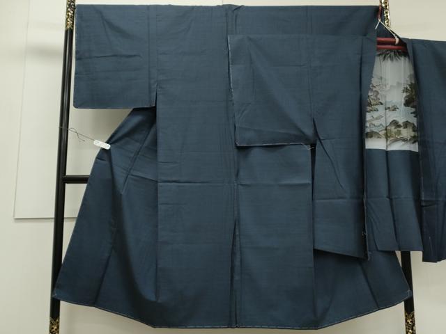 平和屋着物●男性　本場大島紬　アンサンブル　100亀甲　総詰め　正絹　逸品　未使用　CAAS0124th