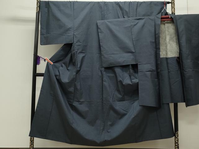 平和屋着物●男性　本場大島紬　アンサンブル　120亀甲　総詰め　正絹　逸品　CAAS0256th