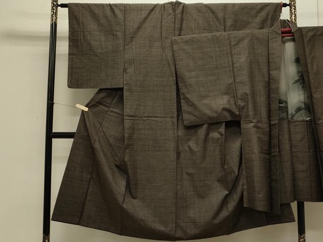 平和屋着物●男性　本場大島紬　アンサンブル　吉祥文　正絹　逸品　CAAS0265th