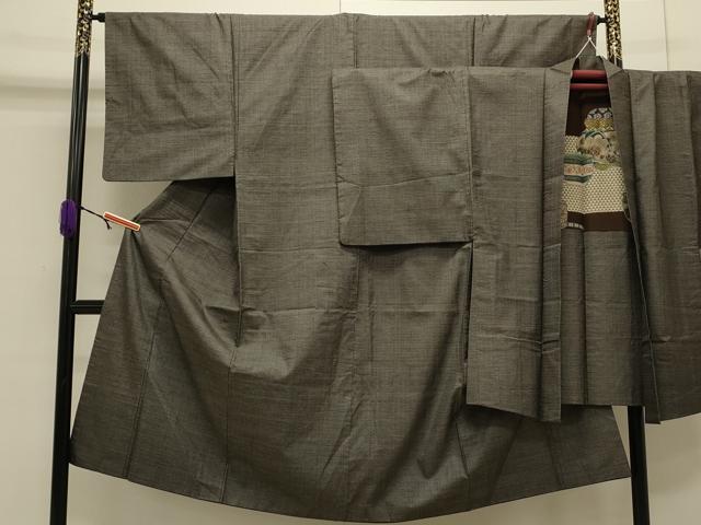 平和屋着物●男性　本場大島紬　アンサンブル　100亀甲　総詰め　正絹　逸品　CAAS0284th