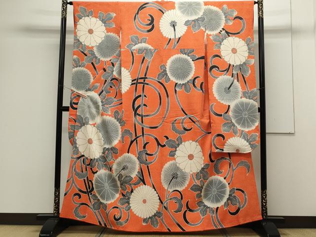 平和屋着物○名門 藤娘きぬたや・総絞り 豪華振袖 花唐草