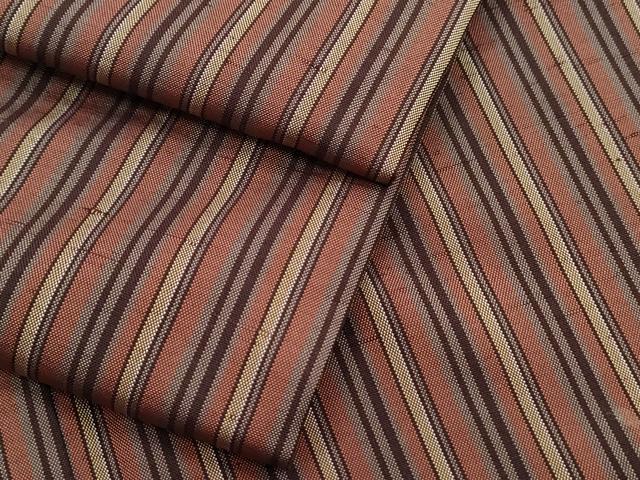 平和屋着物●上質な紬　間道　さが美扱い　正絹　逸品　CAAS0331th