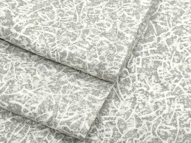 平和屋着物●上質なお召　正絹　逸品　CAAS0381th