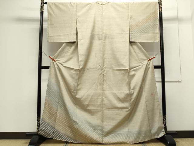 平和屋着物●訪問着　本場染大島紬　作家物　吉祥文　やまと金ラベル　胴抜き仕立て　正絹　逸品　未使用　CAAS0393th