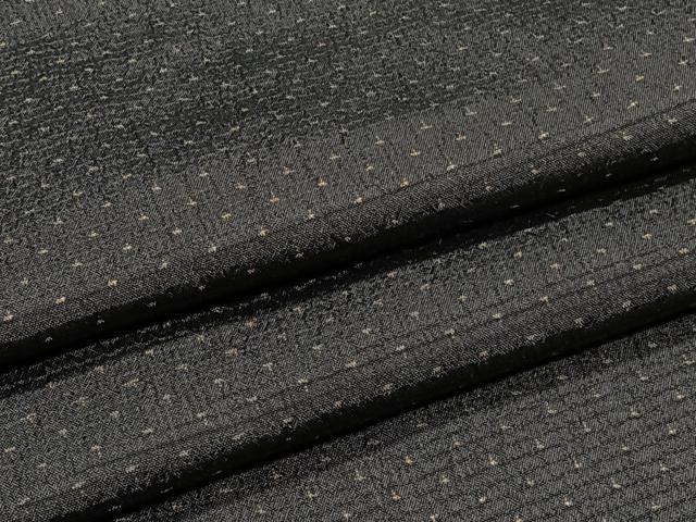 平和屋着物▽上質な小紋　単衣　抽象文　正絹　逸品　CAAS2483xi