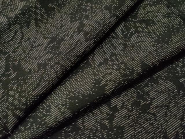 平和屋着物●本場大島紬　泥染め　葡萄　正絹　逸品　未使用　CAAS6725yc