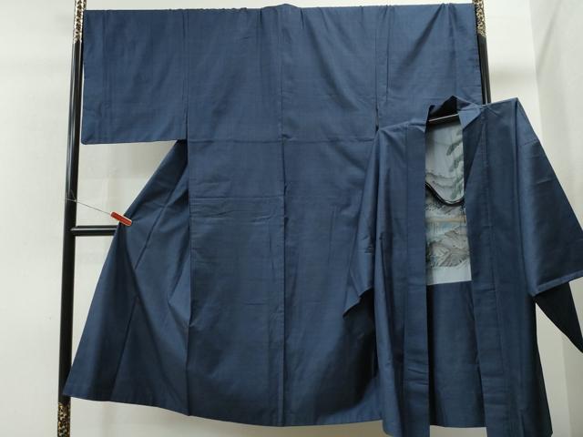 平和屋着物●男性　本場大島紬　アンサンブル　100亀甲　総詰め　キングサイズ　正絹　逸品　CAAS6732yc