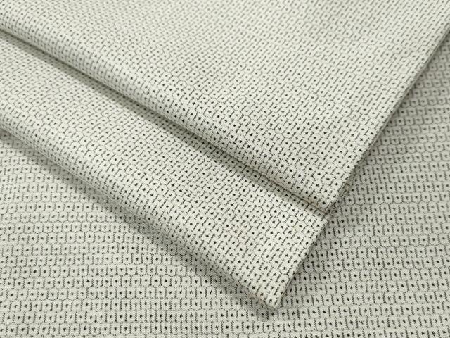 平和屋着物●本場大島紬　白大島　100亀甲　総詰め　正絹　逸品　CAAS6813yc