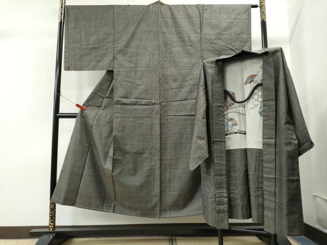 平和屋着物●男性　本場大島紬　アンサンブル　100亀甲　総詰め　正絹　逸品　CAAS6845yc