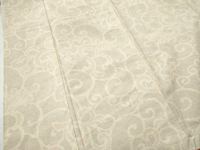 平和屋着物○上質な紬 唐草文 正絹 逸品 CAAS6877yc