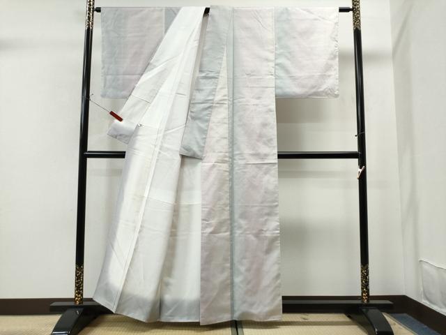 平和屋着物○紅花紬 米沢 霞文 正絹 逸品 CAAS6915yc