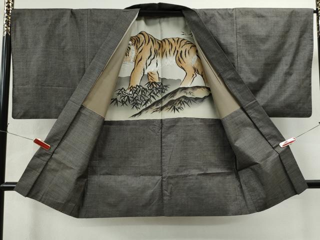 平和屋着物男性 本場大島紬 アンサンブル 80亀甲 逸品 CAAI7648yc