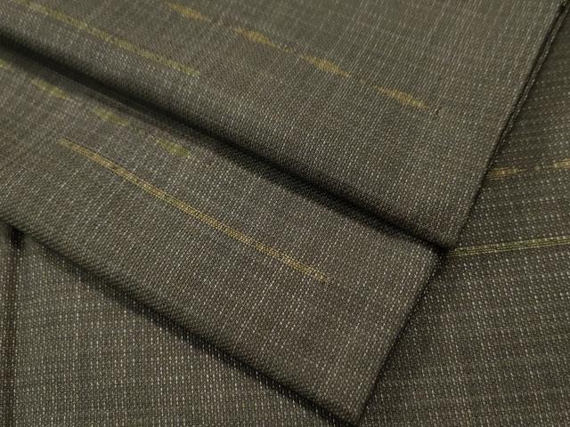 平和屋着物●上質な紬　霞文　正絹　逸品　CAAS6954yc